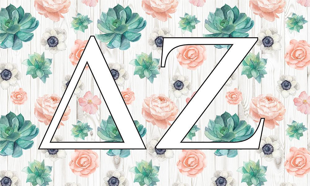 Delta Zeta New Succulent Flag — GreekU