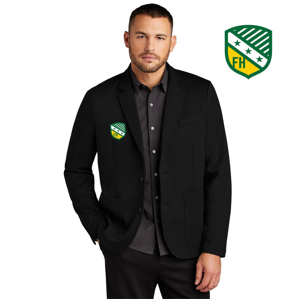DISCOUNT-FarmHouse Crest - Shield Blazer — GreekU