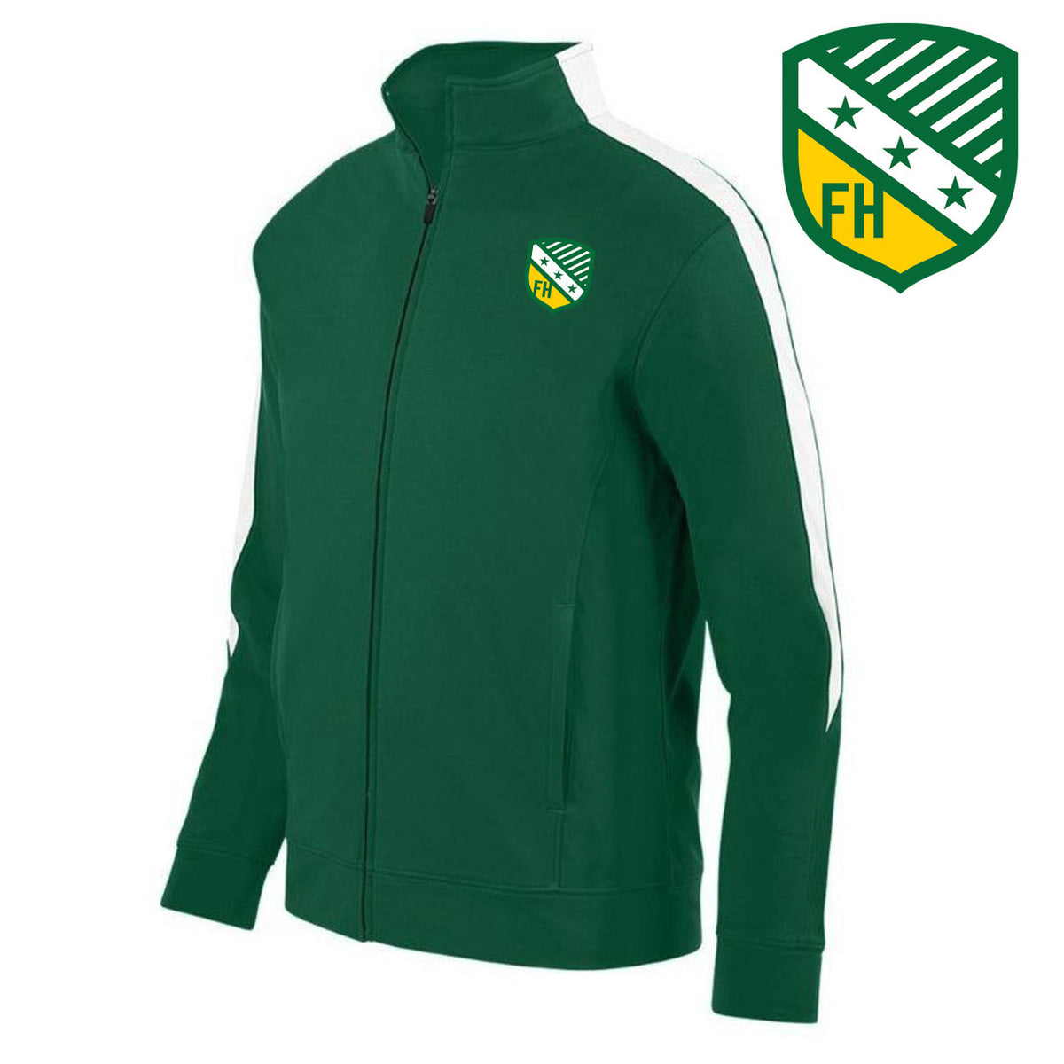 FarmHouse Fraternity Crest - Shield Track Jacket — GreekU