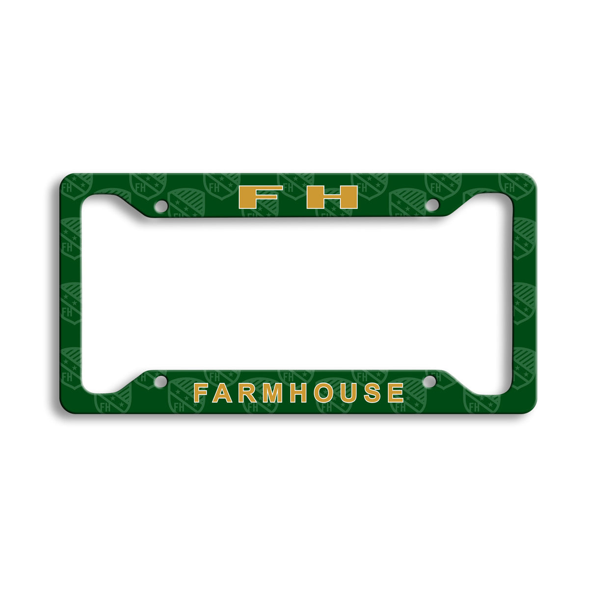 FarmHouse Fraternity License Plate Frame - New — GreekU
