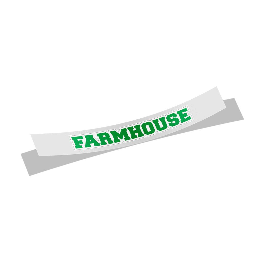 FarmHouse Fraternity Long Window Sticker — GreekU