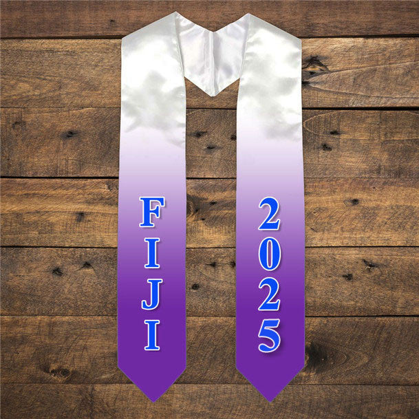 FIJI Fraternity - Phi Gamma Delta Extra Fancy Greek Graduation Stole W ...