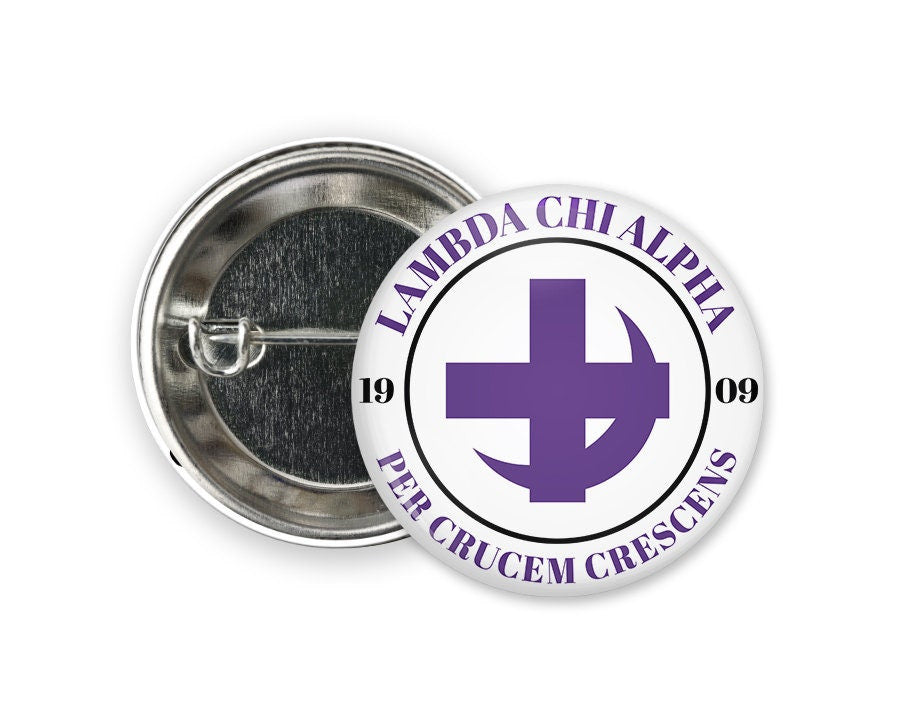 Lambda Chi Alpha Seal Greek Pinback Button — GreekU