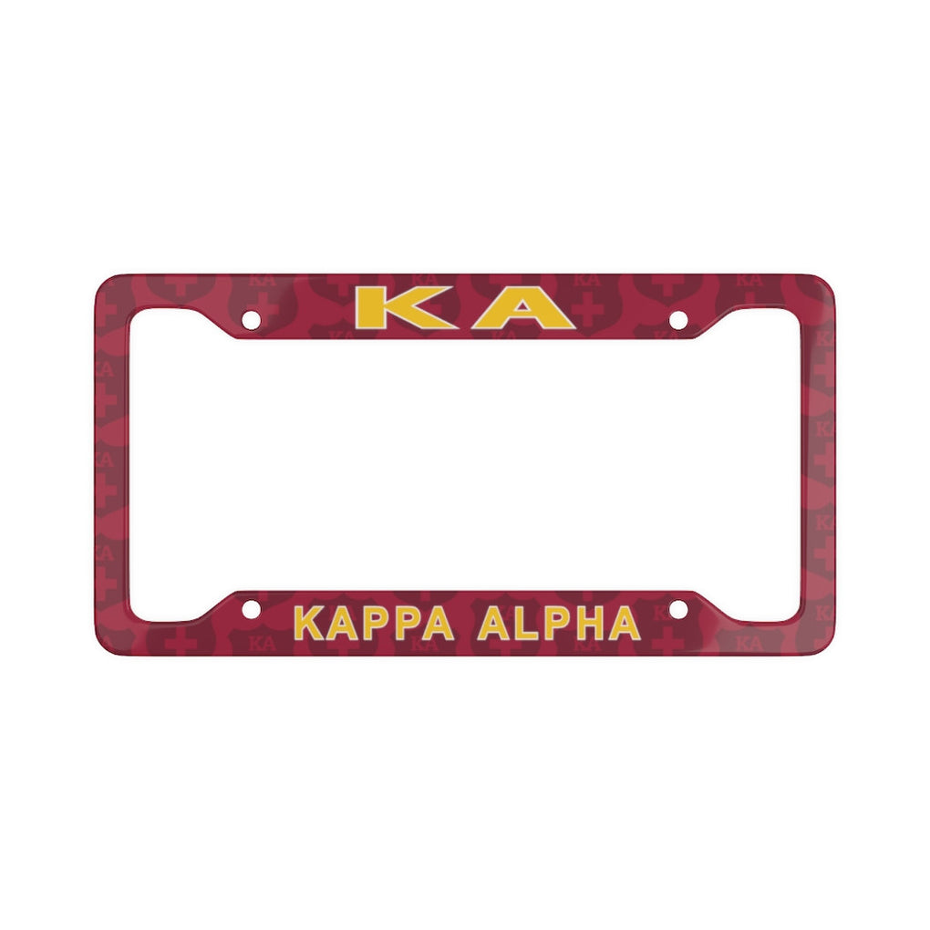 Kappa Alpha License Plate Frame - New — GreekU