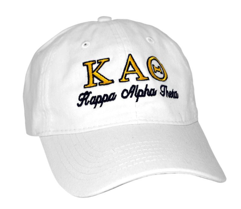 Kappa Alpha Theta Script Cap — GreekU