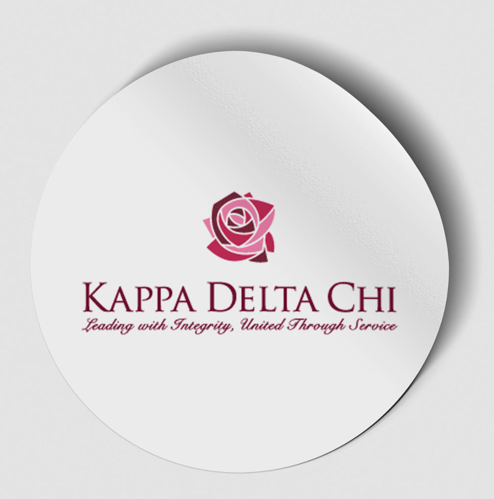 Kappa Delta Chi Logo Round Decal — GreekU