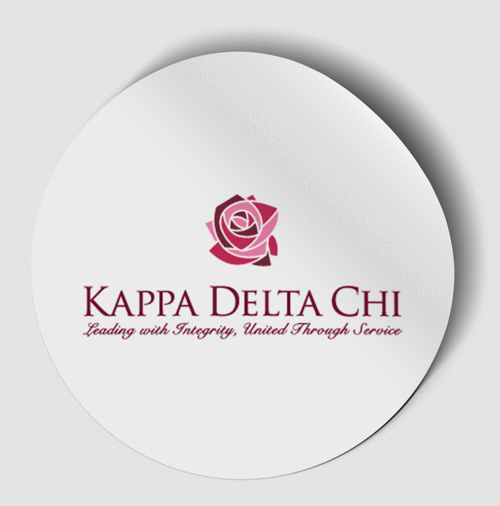 Kappa Delta Chi Logo Round Decal — GreekU