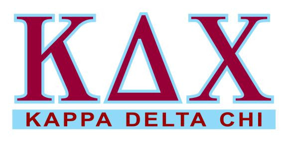 Kappa Delta Chi Kappa Delta Chi Custom Sticker - Personalized — GreekU