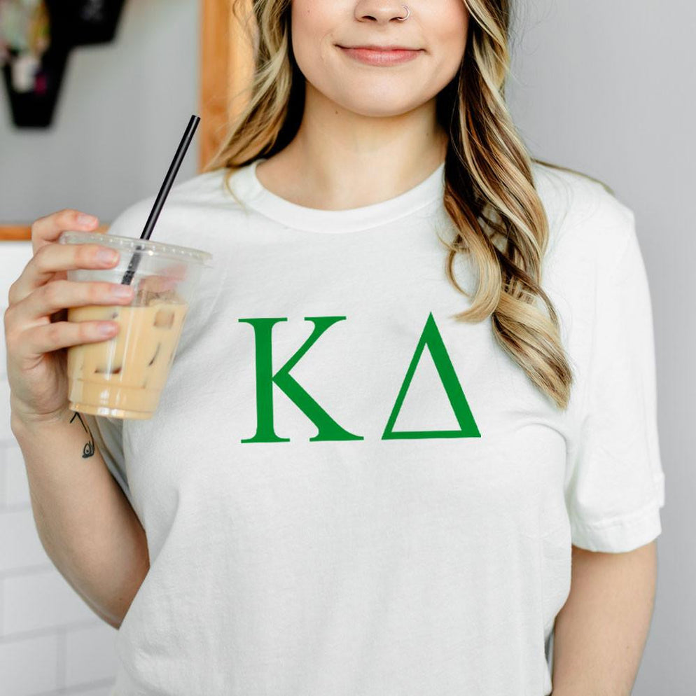 Kappa Delta Kappa Delta Lettered Tees - $24.95! — GreekU