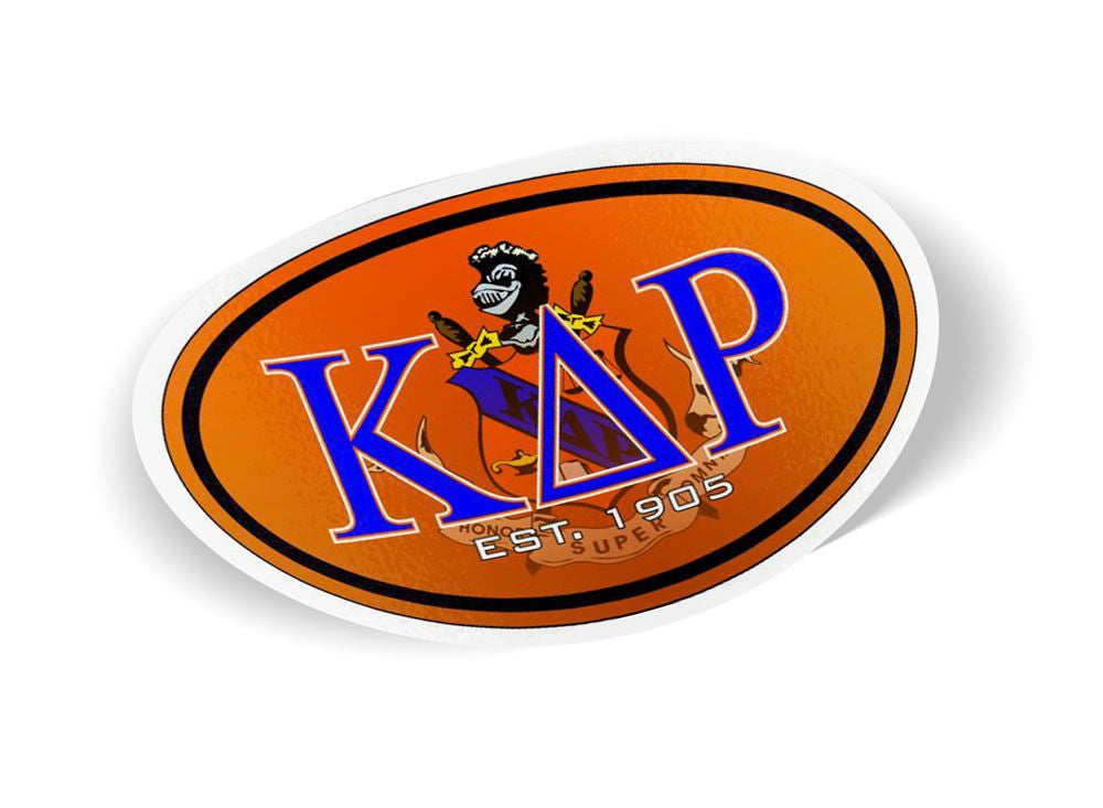 Kappa Delta Rho Color Oval Decal — GreekU