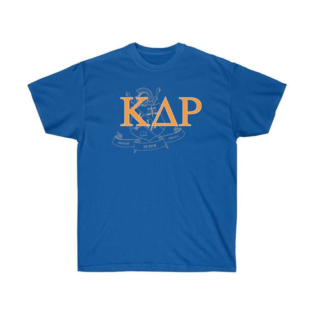 Kappa Delta Rho Greek Crest Cotton Tee — GreekU