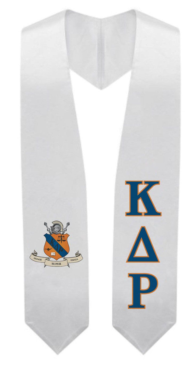 Kappa Delta Rho Super Crest - Shield Graduation Stole — GreekU