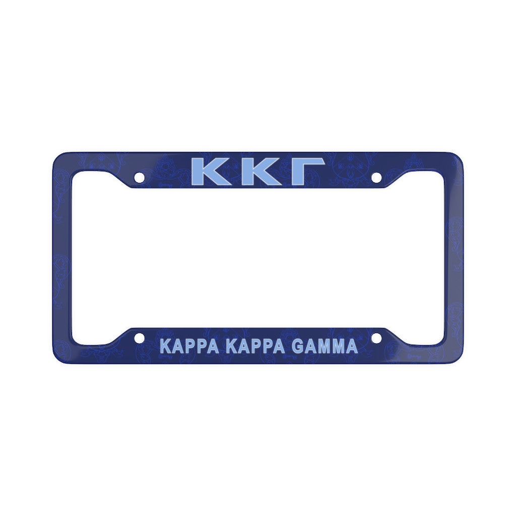 Kappa Kappa Gamma New License Plate Frames — GreekU
