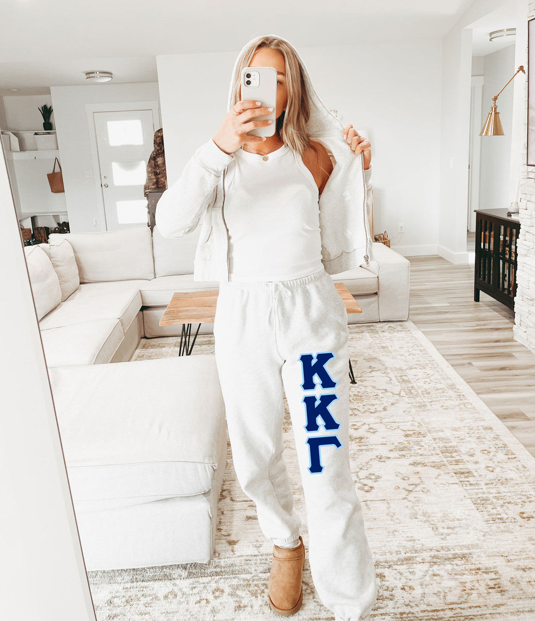 Kappa Kappa Gamma Lettered Sweatpants — GreekU