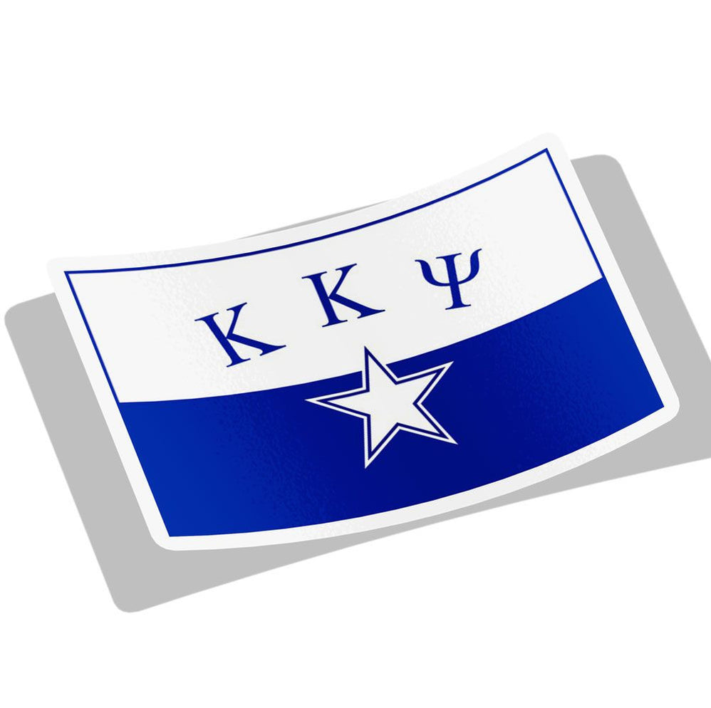Kappa Kappa Psi Flag Decal Sticker — GreekU