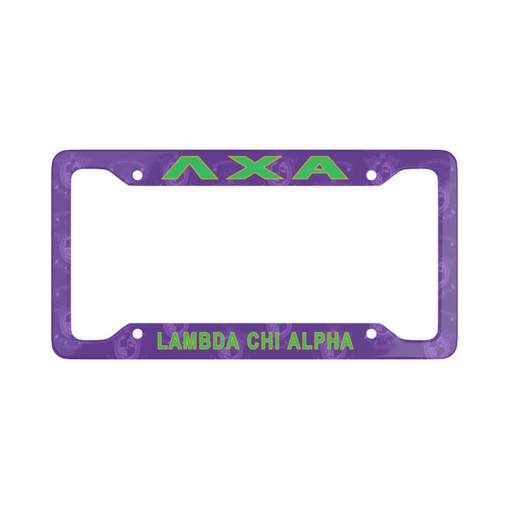 Lambda Chi Alpha License Plate Frame - New — GreekU