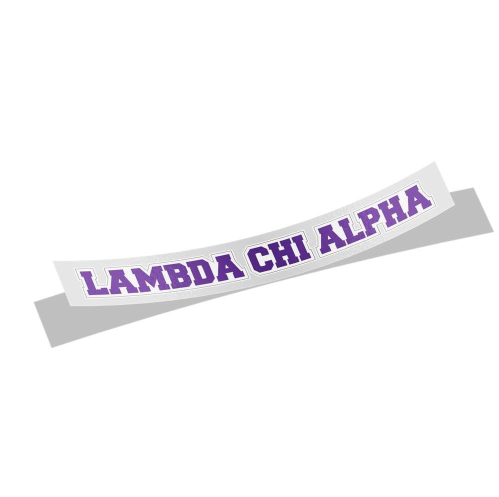 Lambda Chi Alpha Long Window Sticker — GreekU
