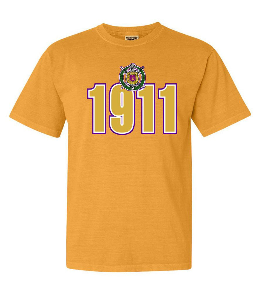 Omega Psi Phi Omega Psi Phi Comfort Colors Heavyweight Established T ...