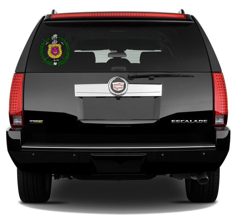 Omega Psi Phi Omega Psi Phi Large Greek Color Crest - Shield Decal - 12 ...