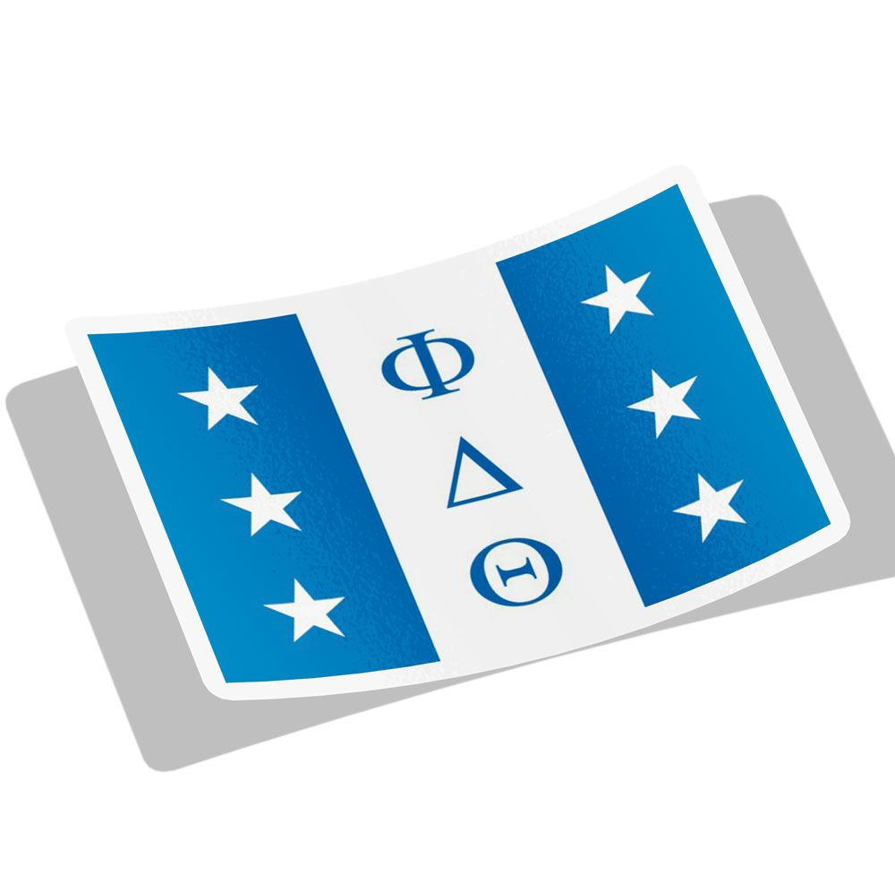 Phi Delta Theta Flag Decal Sticker — GreekU