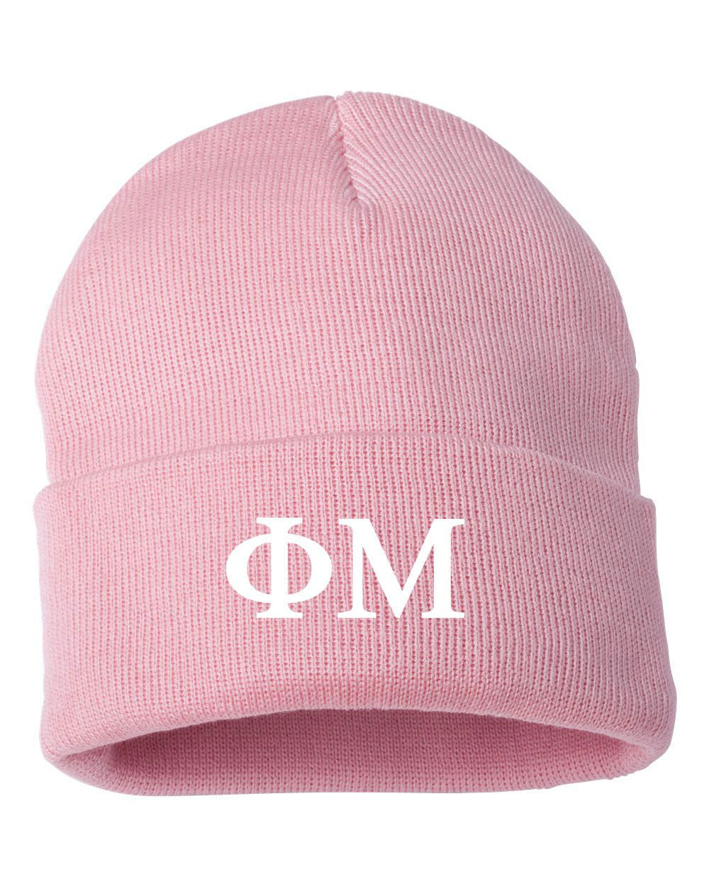 Phi Mu Greek Letter Knit Cap — GreekU