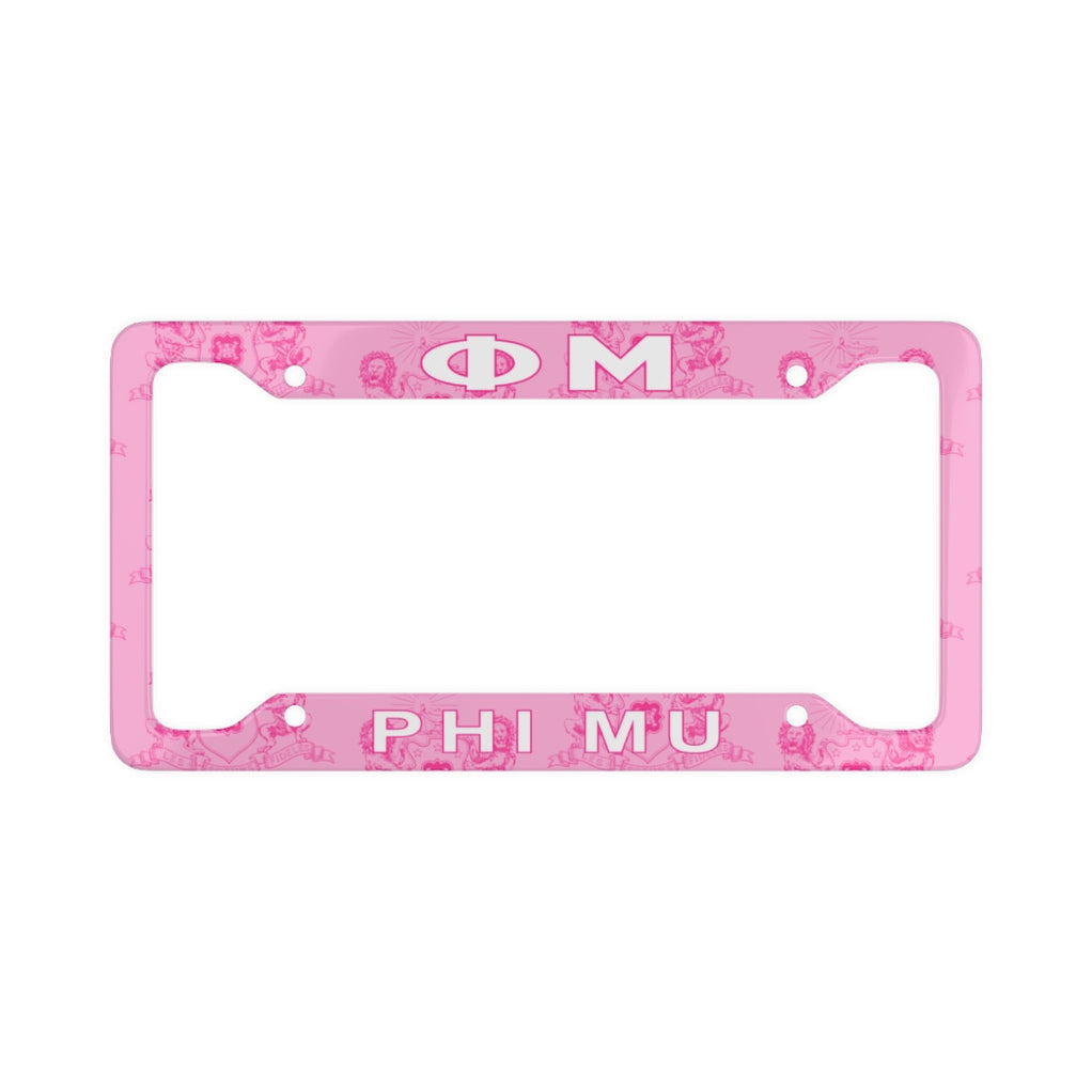 Phi Mu New License Plate Frames — GreekU