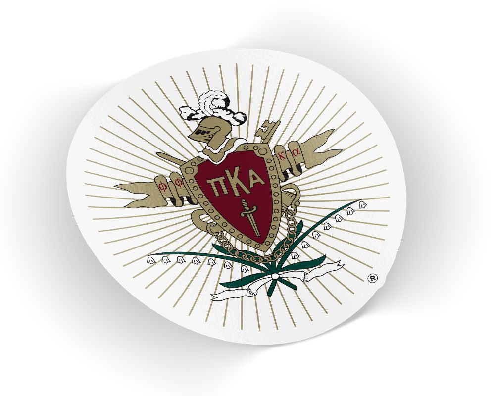 Pi Kappa Alpha Die Cut Crest Sticker — GreekU