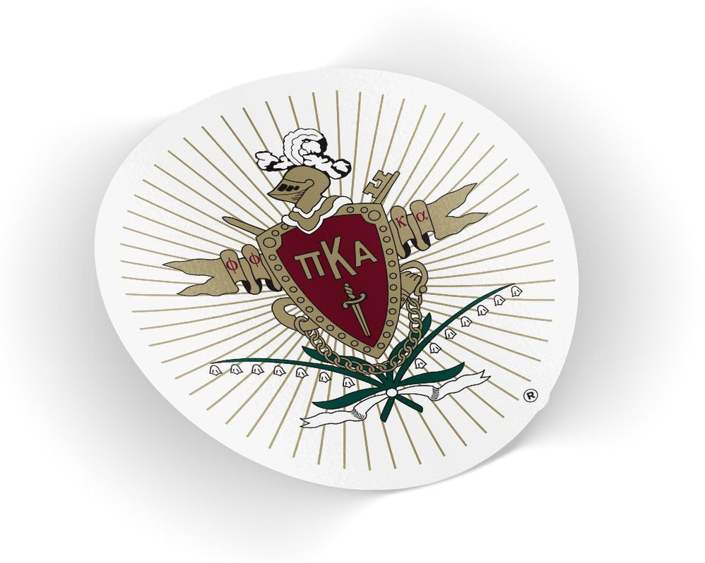 Pi Kappa Alpha Pi Kappa Alpha Die Cut Crest Sticker — GreekU