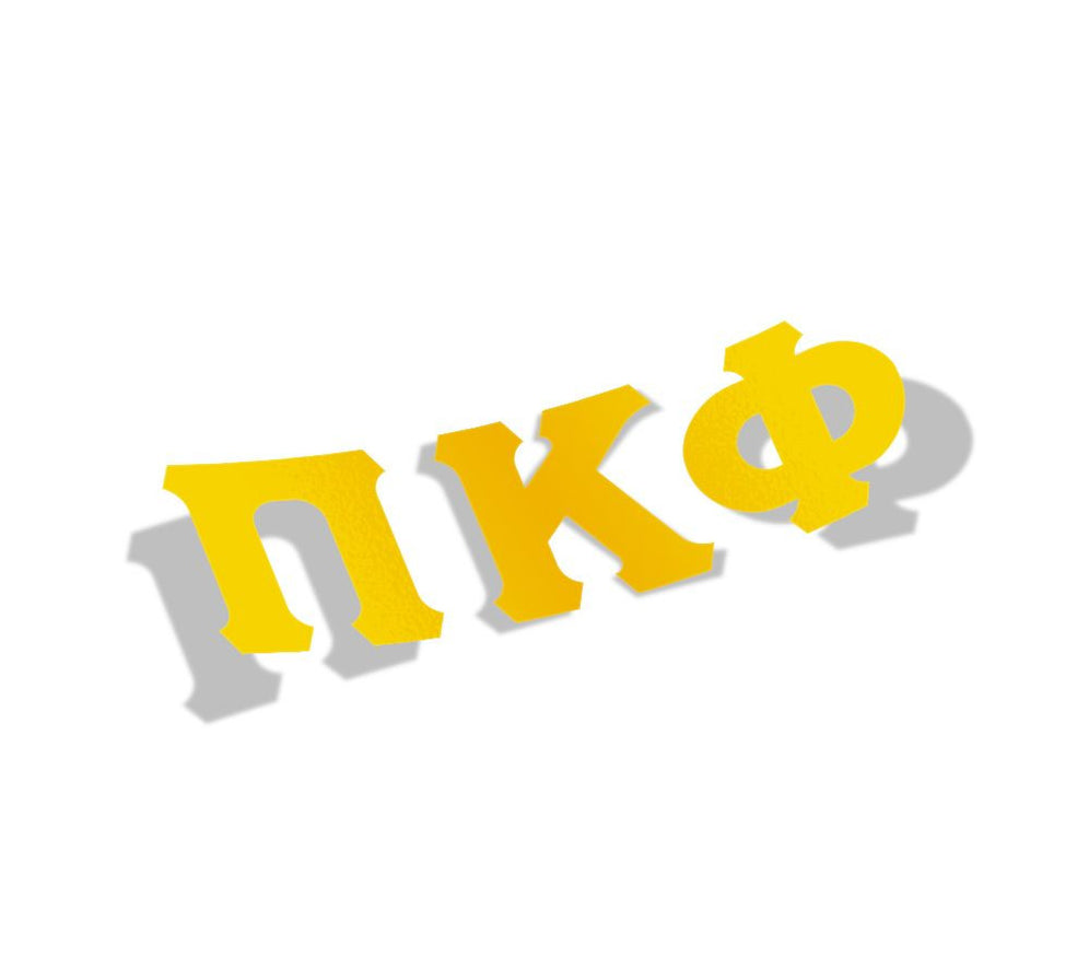 Pi Kappa Phi Big Greek Letter Window Sticker Decal — GreekU