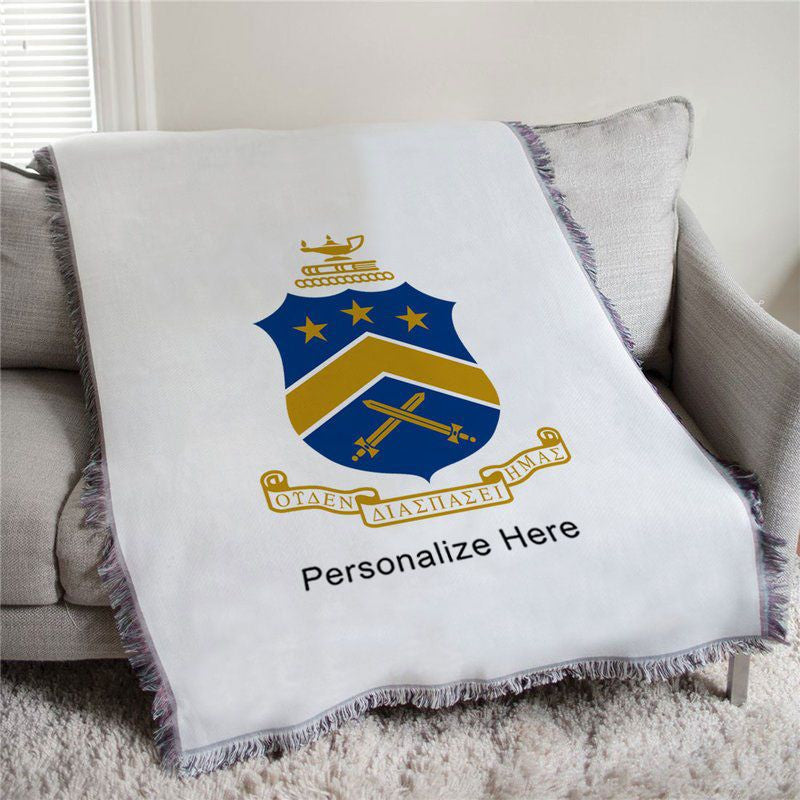 Pi Kappa Phi Pi Kappa Phi Full Color Crest Afghan Blanket Throw — GreekU