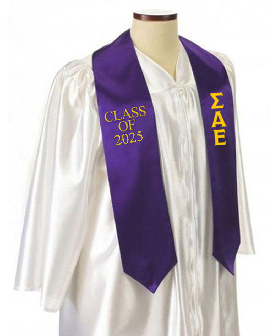 Sigma Alpha Epsilon Embroidered Graduation Sash Stole — GreekU