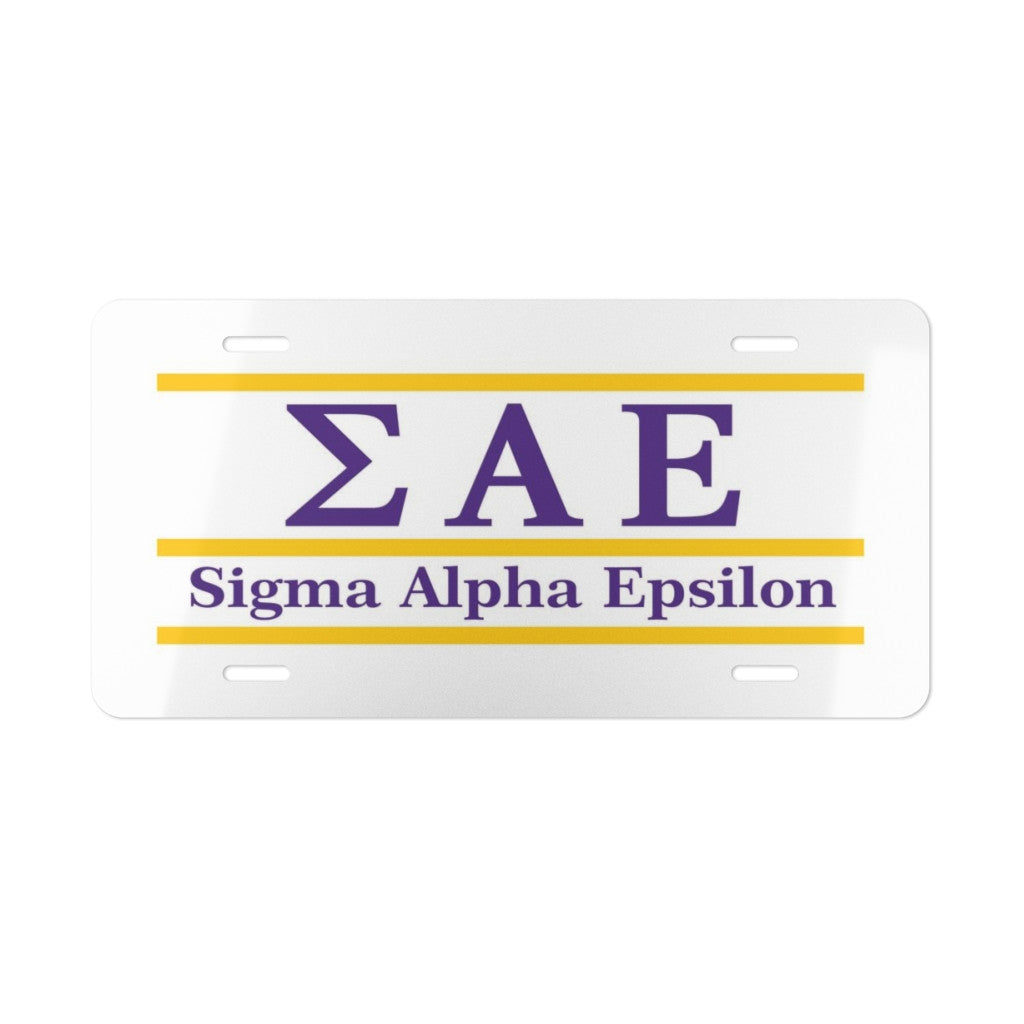 Sigma Alpha Epsilon SIGMA ALPHA EPSILON LETTERED LINES LICENSE COVERS ...