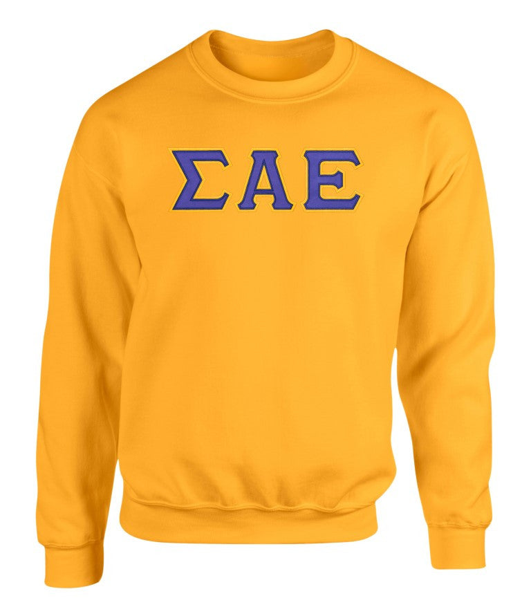Sigma Alpha Epsilon - SAE 2 Day Ship Twill Crewneck Sweatshirt — GreekU