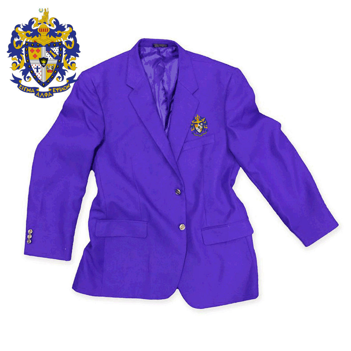 Sigma Alpha Epsilon Crest - Shield Classic Blazer — GreekU