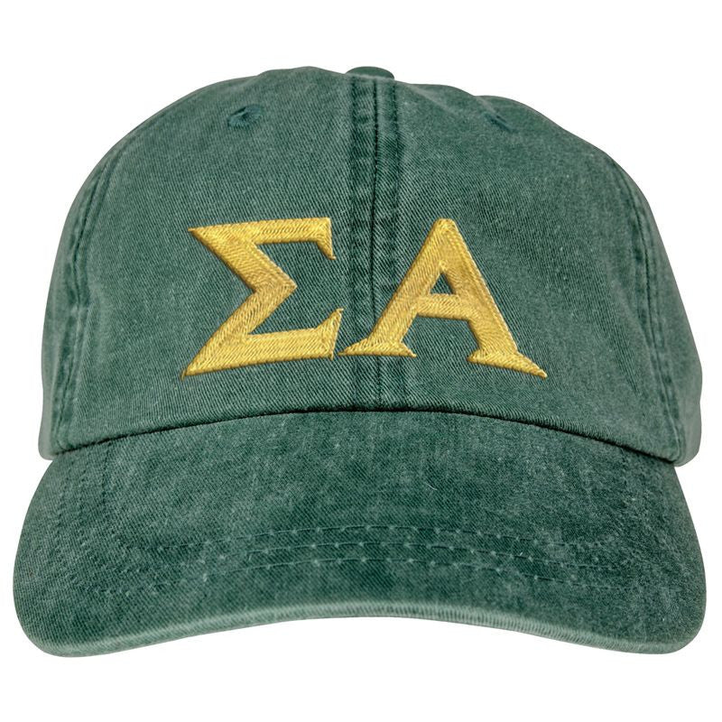 Sigma Alpha Lettered Premium Pastel Hat — GreekU