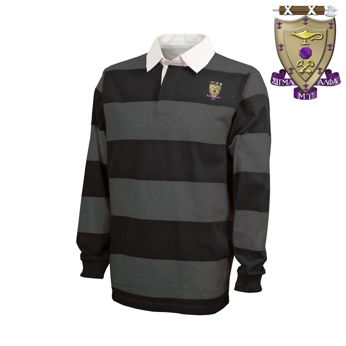 Sigma Alpha Mu Crest Rugby Shirt — GreekU