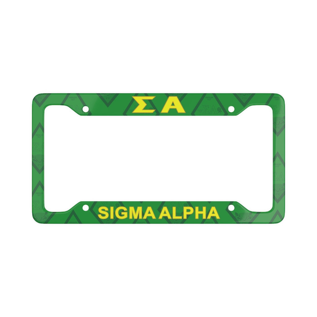 Sigma Alpha New License Plate Frames — GreekU