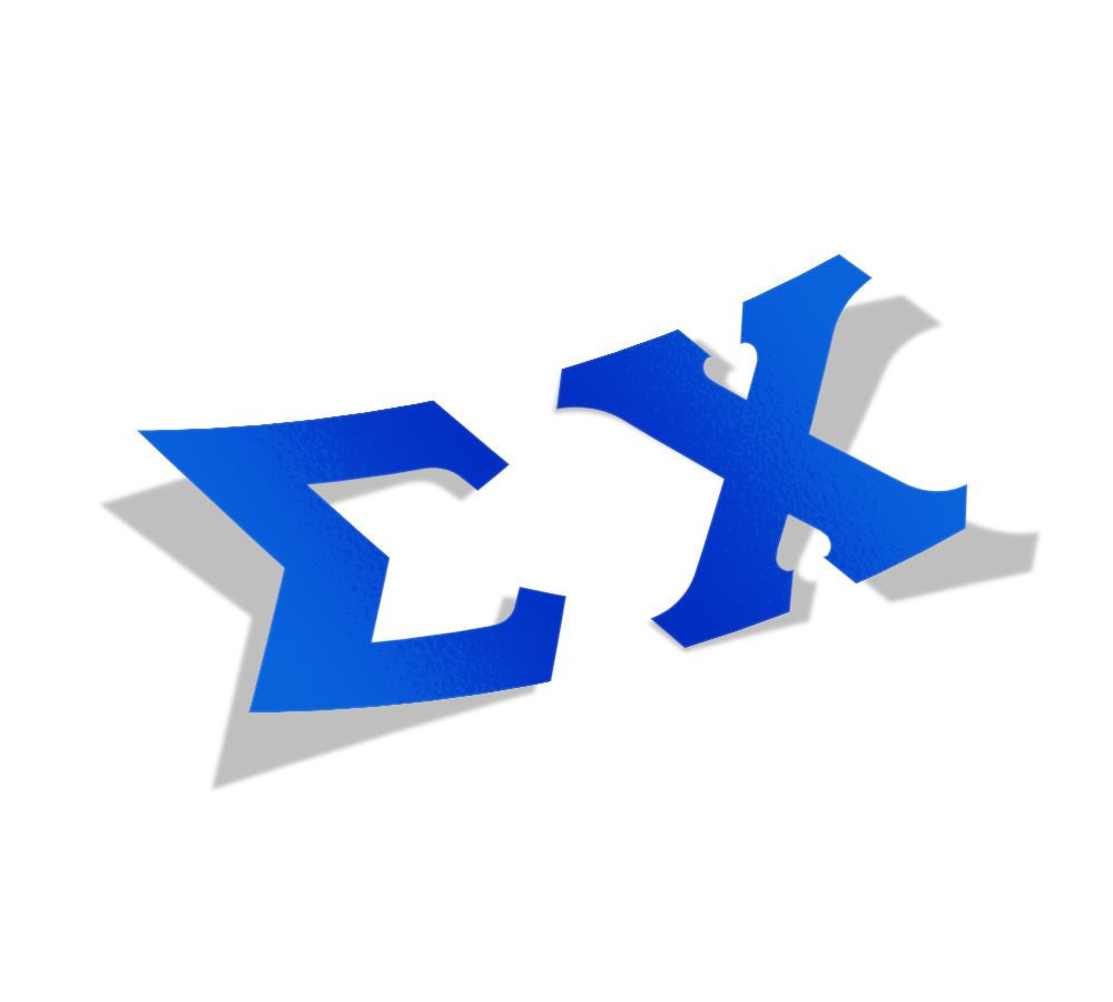 Sigma Chi Big Greek Letter Window Sticker Decal — GreekU