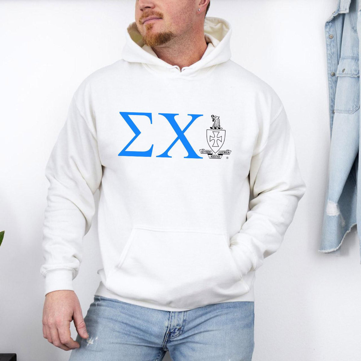 Sigma Chi Crest World Famous Hooded Sweatshirt — GreekU