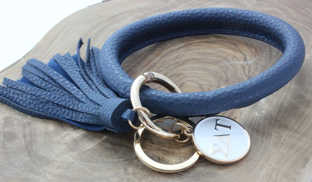 Keychains Sigma Delta Tau Bangle Keychain — GreekU