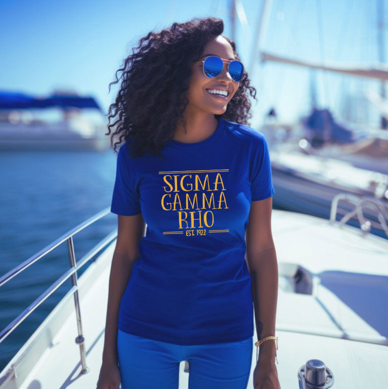 Sigma Gamma Rho Custom Heavyweight T-Shirt — GreekU