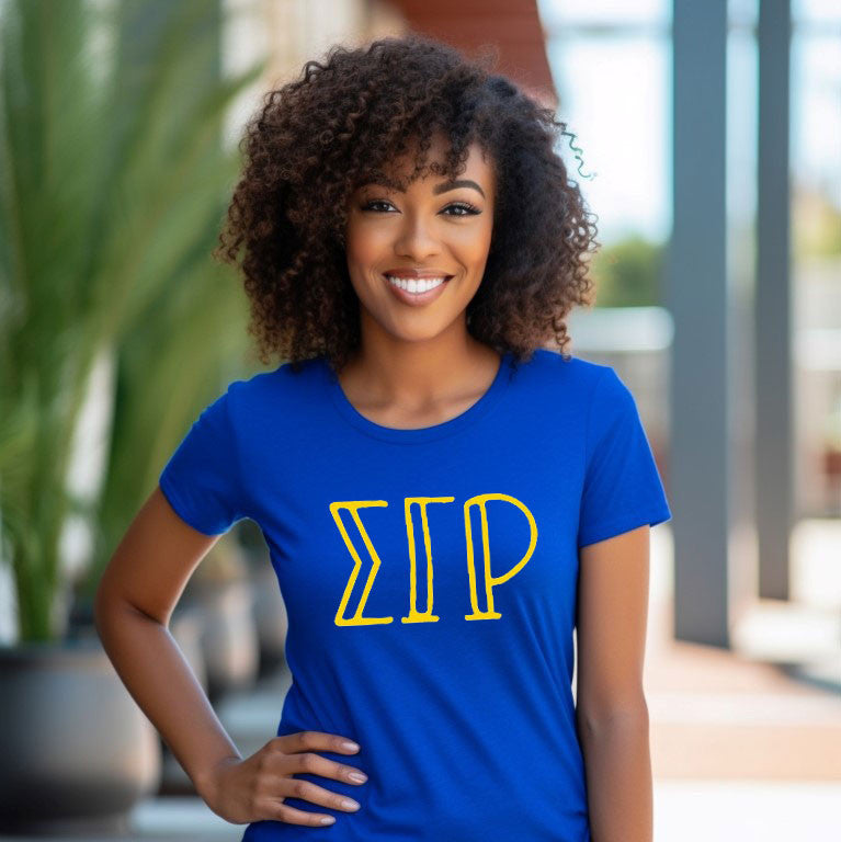 Sigma Gamma Rho Heavyweight Design T-Shirt — GreekU