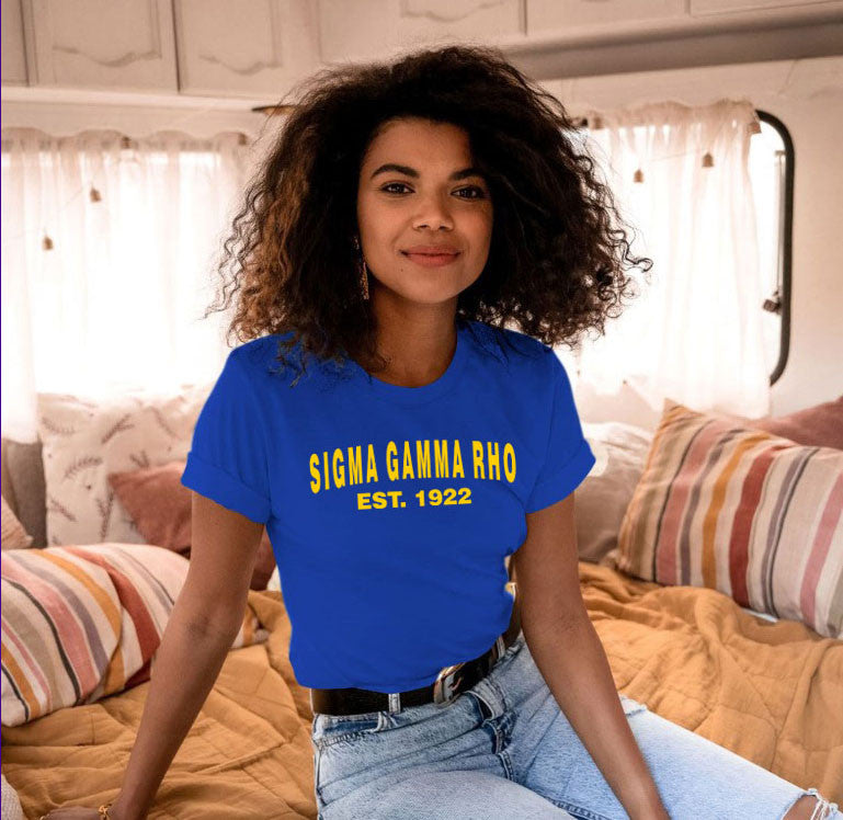 Sigma Gamma Rho Est T-shirts — GreekU