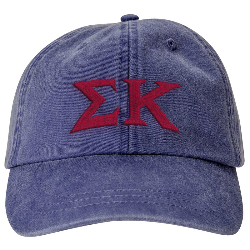 Sigma Kappa Sigma Kappa Lettered Premium Pastel Hat — GreekU