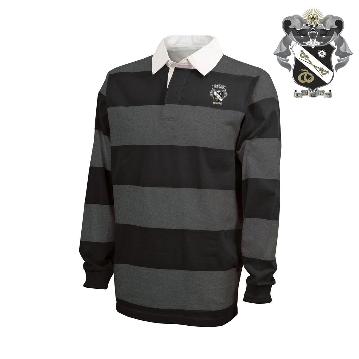 Sigma Nu Crest Rugby Shirt — GreekU