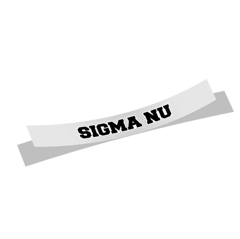 Sigma Nu Long Window Sticker — GreekU