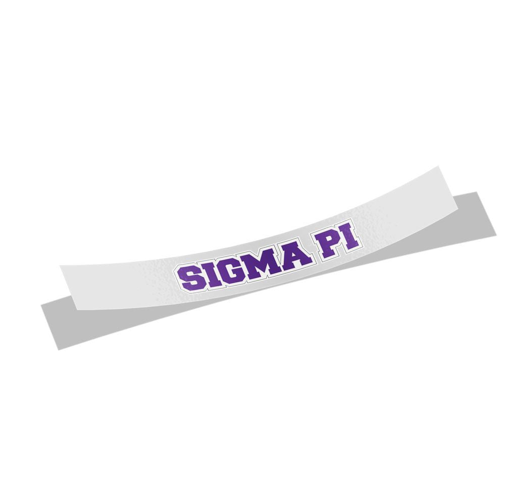 Sigma Pi Long Window Sticker — GreekU