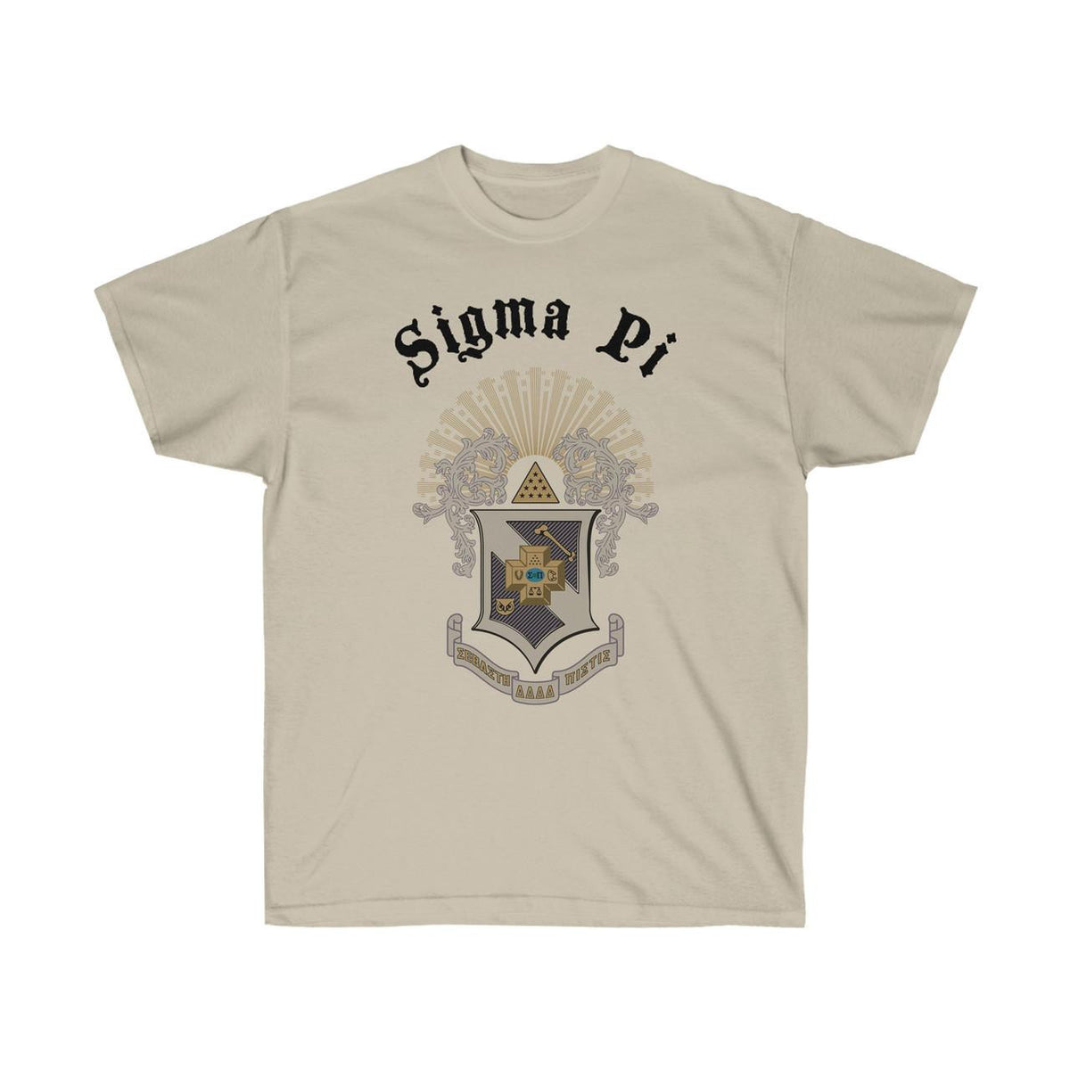 Sigma Pi Vintage Crest Tee — GreekU