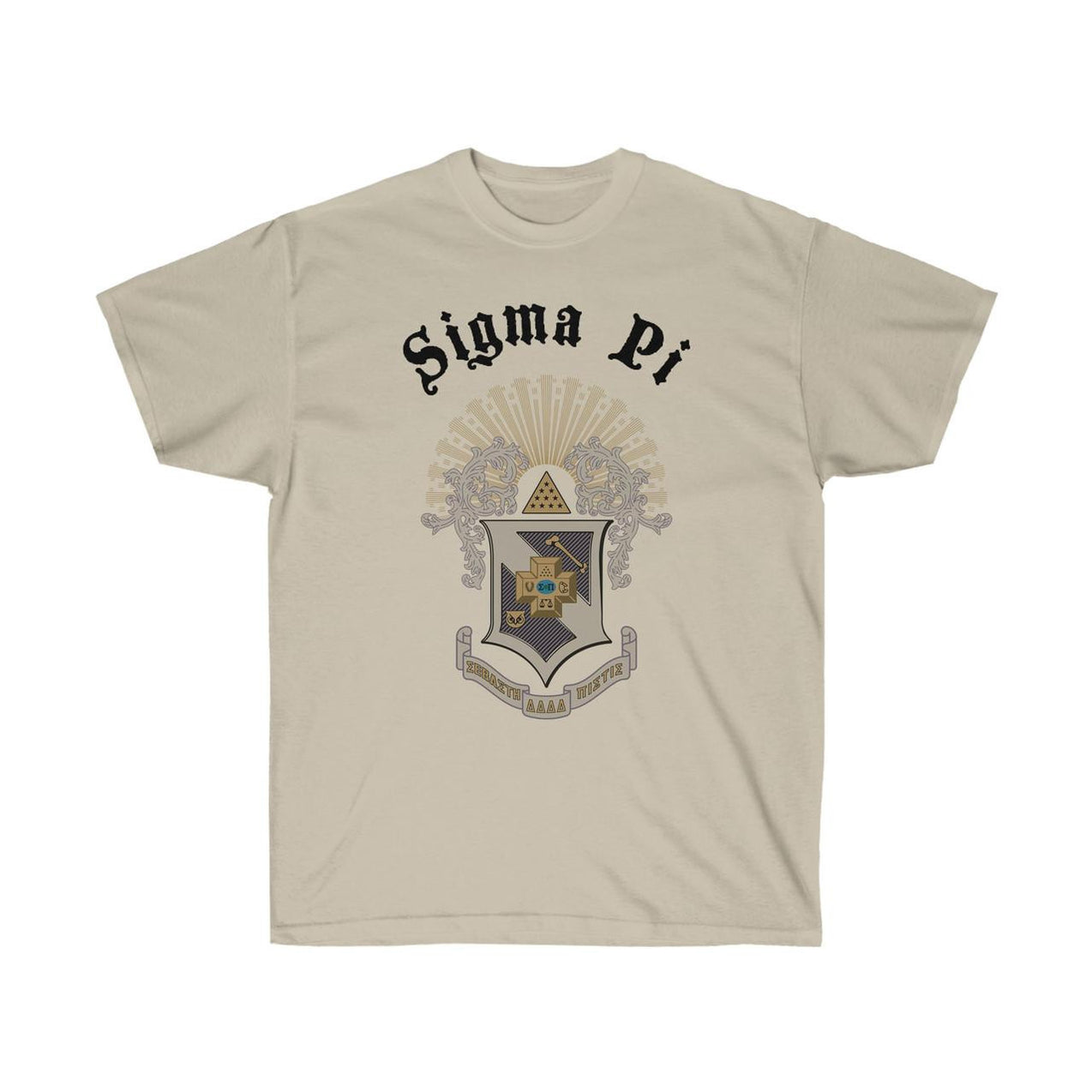 Sigma Pi Vintage Crest Tee — GreekU