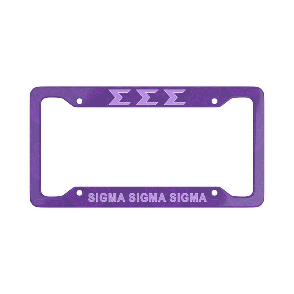 Sigma Sigma Sigma New License Plate Frames — GreekU